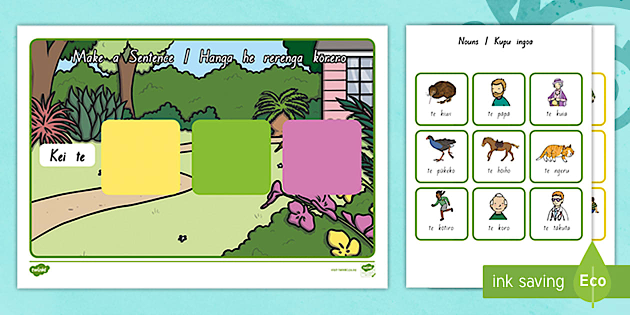 Māori Sentence Structure | Te Reo Māori Activity Pack NZ