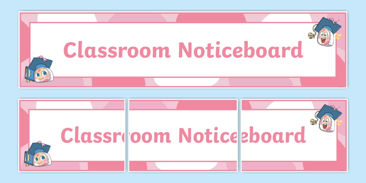 'Wee Buns' Classroom Noticeboard Banner 3xA4 (teacher made)