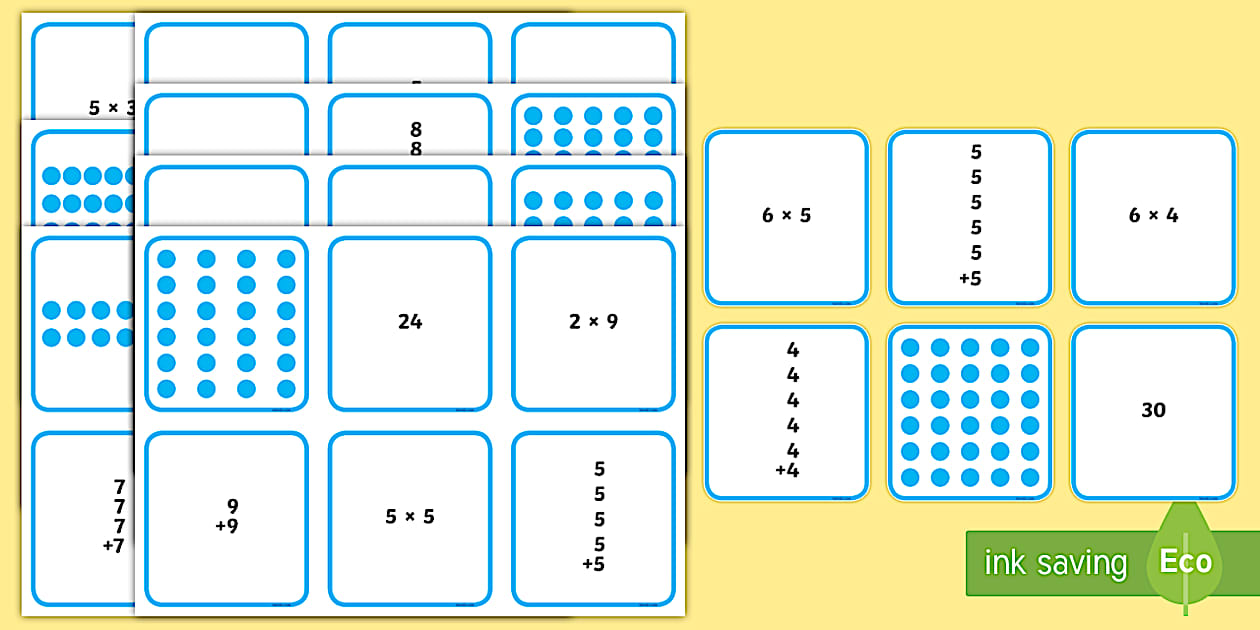 Multiplication Matching Puzzle (teacher made) - Twinkl