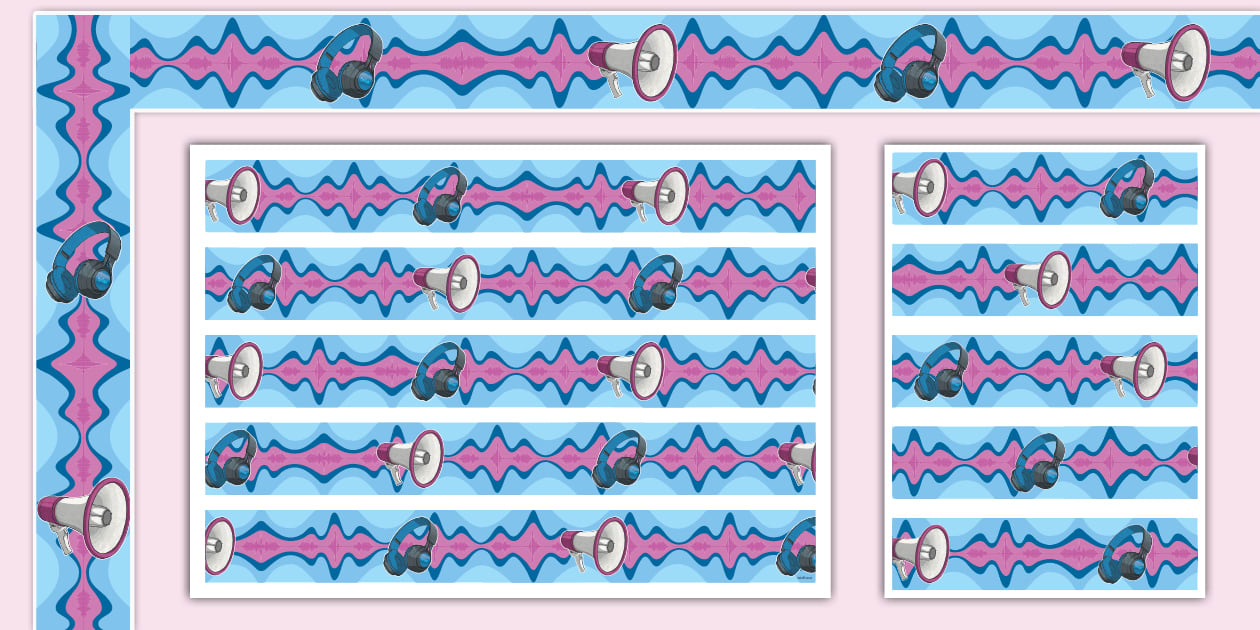 Energy and Sound Borders (teacher made) - Twinkl