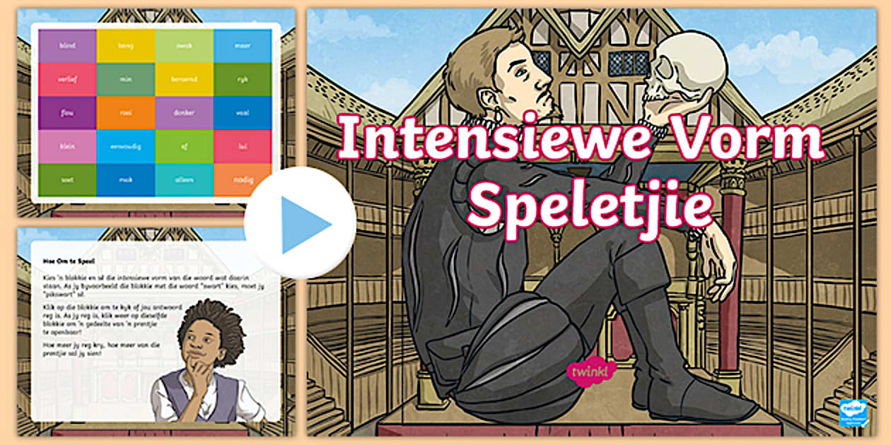 Intensiewe Vorme (PowerPoint Game) - Twinkl