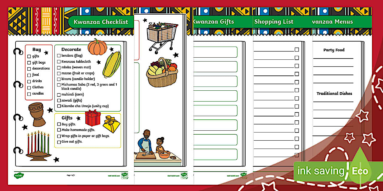 Family Kwanzaa Planning Kit (teacher made) - Twinkl