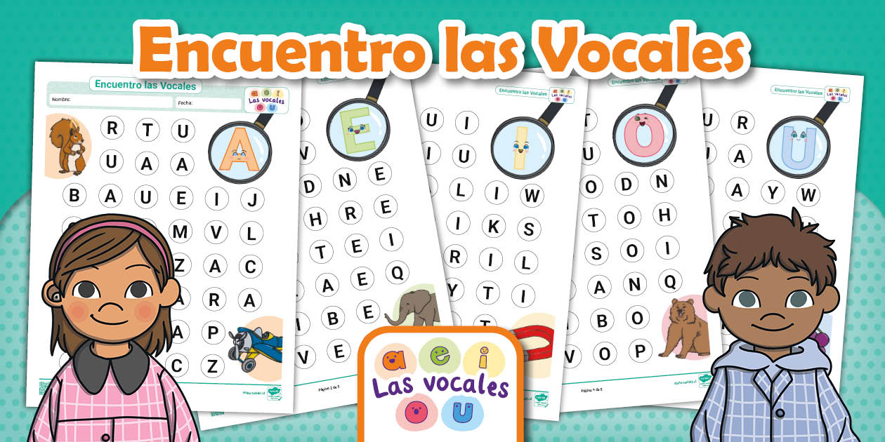 Vocales |Discriminación Visual| Pre Lectura |Lenguaje |PK|K