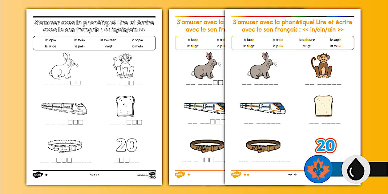 S'amuser avec la phonétique ! {le son in} | Twinkl - Twinkl