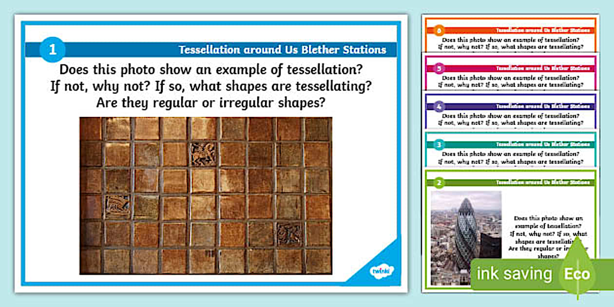 Tessellation around Us Blether Stations (Teacher-Made)
