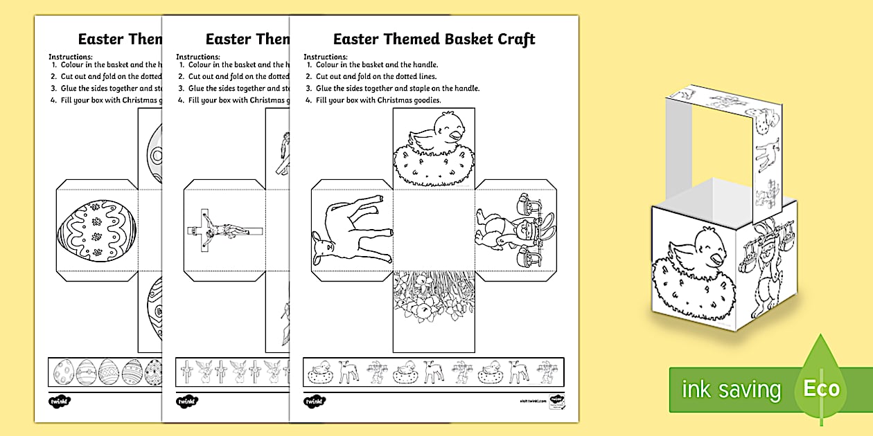 Cute Easter Baskets | Primary Resources | Twinkl - Twinkl