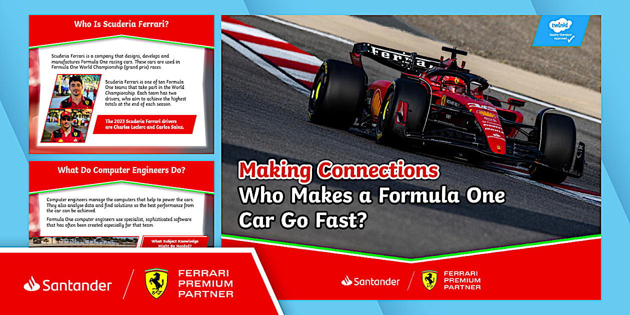 FREE! - Scuderia Ferrari F1: Making Connections – Who Makes a Formula ...