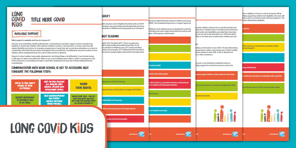 Long Covid Kids: Supporting Children in Education