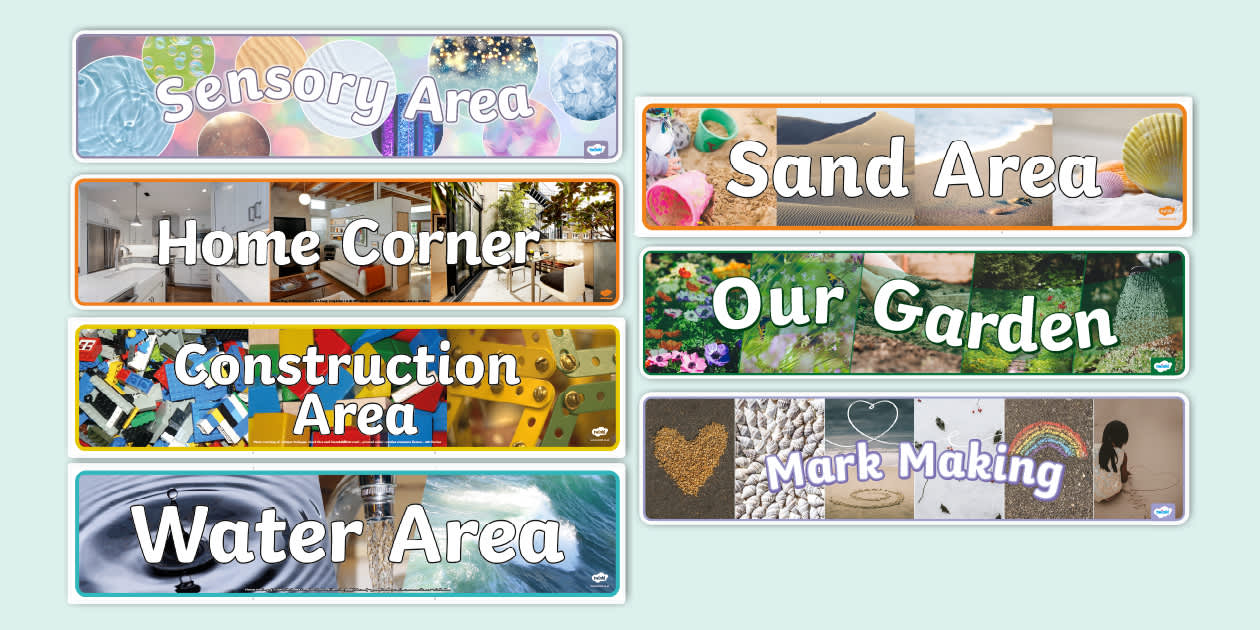 Area Photo Display Banner Pack (Teacher-Made) - Twinkl