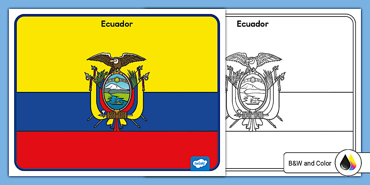 Ecuador Flag Poster