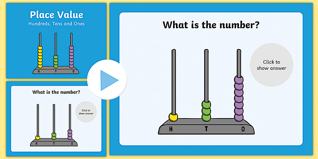 Abacus Maths Place Value Resource - Twinkl