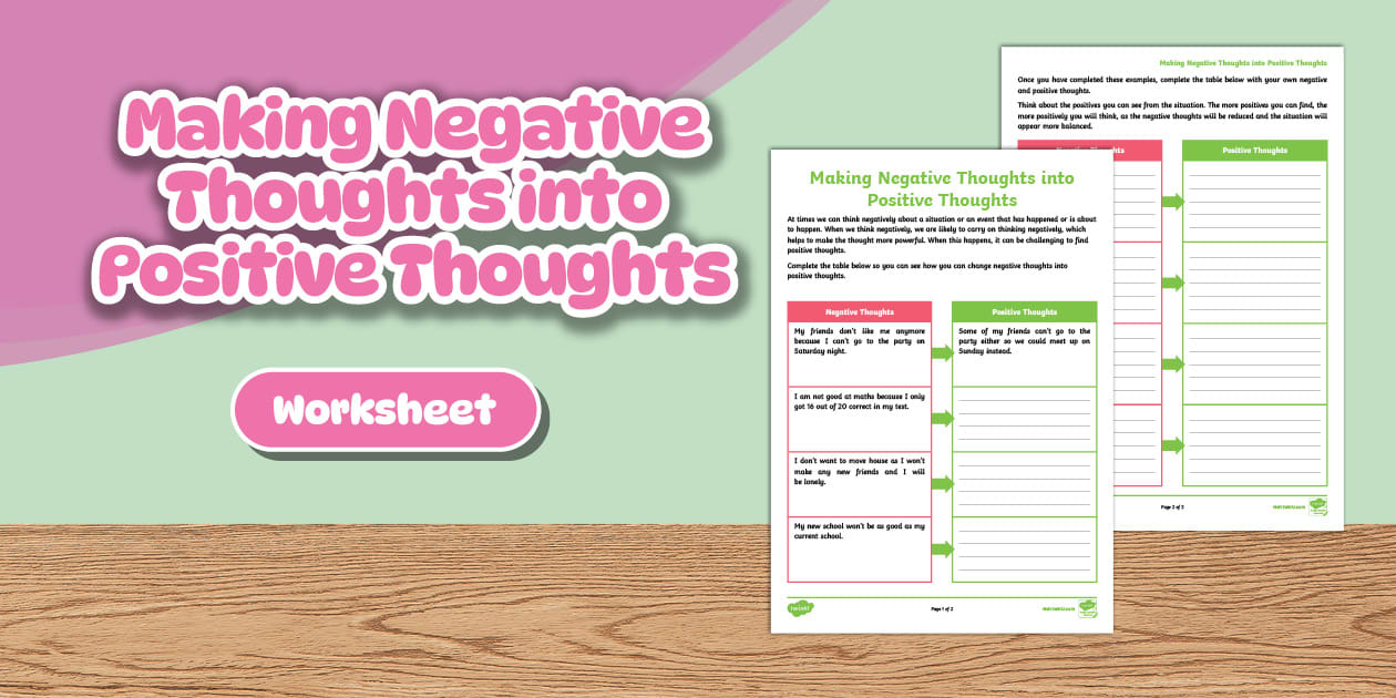 Mindset Shift Resource for Emotional Wellbeing