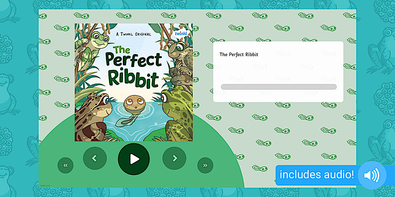 The Perfect Ribbit Listen and Follow Audio Story - Twinkl