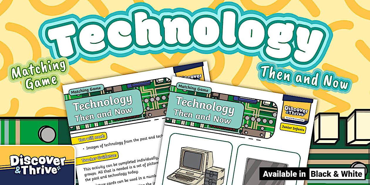 Technology Matching Activity Senior Infants