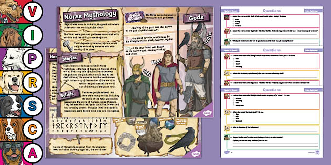 LKS2 Digging for Details: Norse Mythology Infographic