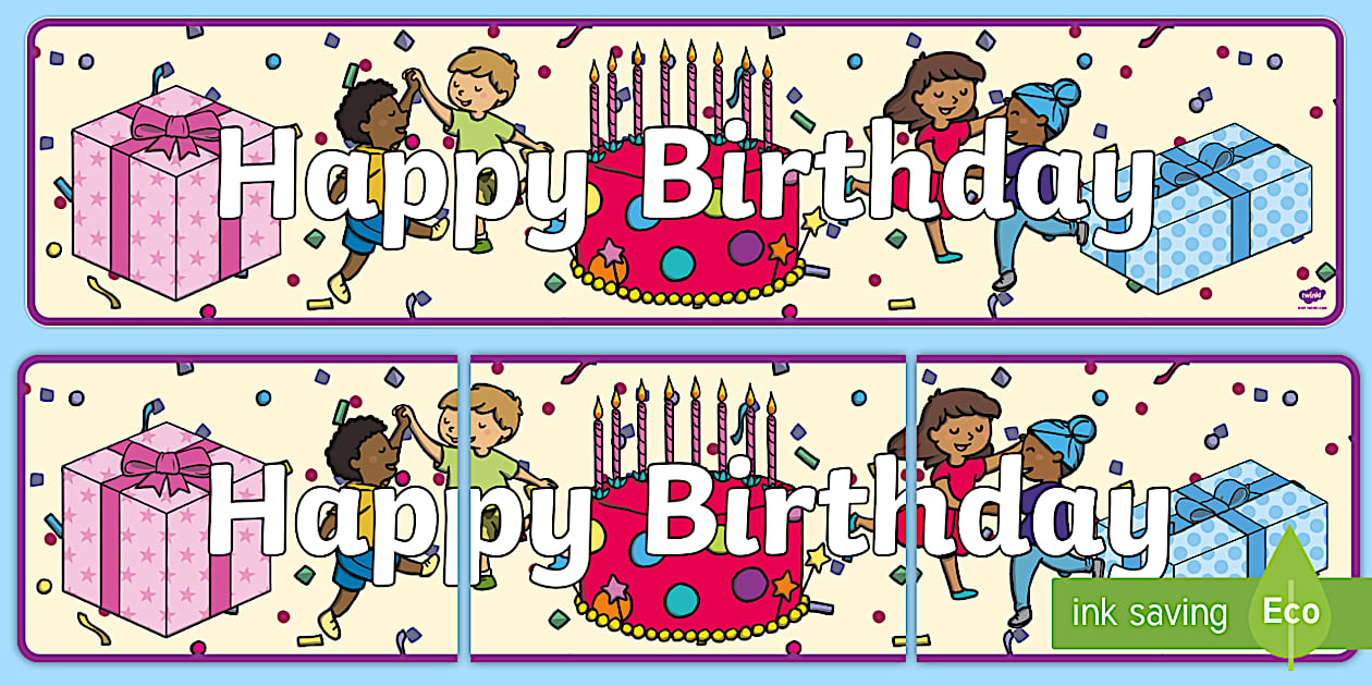 Birthday Banner | Happy Birthday Banner (teacher made)