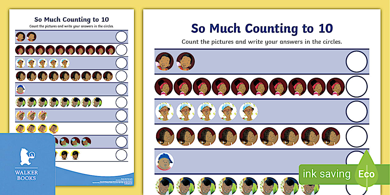 FREE! - 👉 So Much Counting to 10 Activity (teacher made)