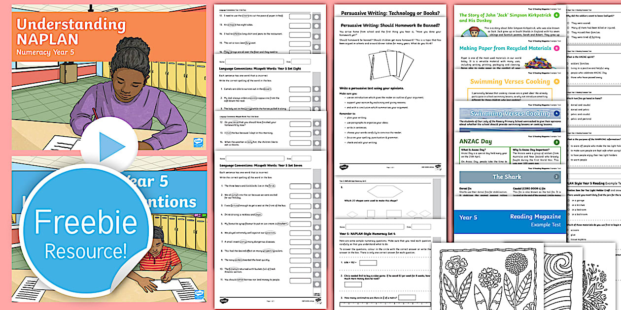 NAPLAN Practice Tests - Year 5 Online | Twinkl - Twinkl
