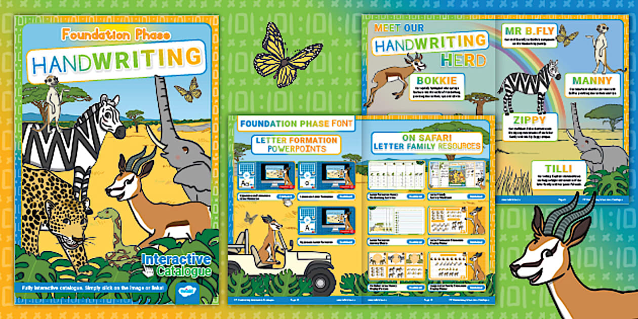 FREE! - Foundation Phase Handwriting Interactive Catalogue