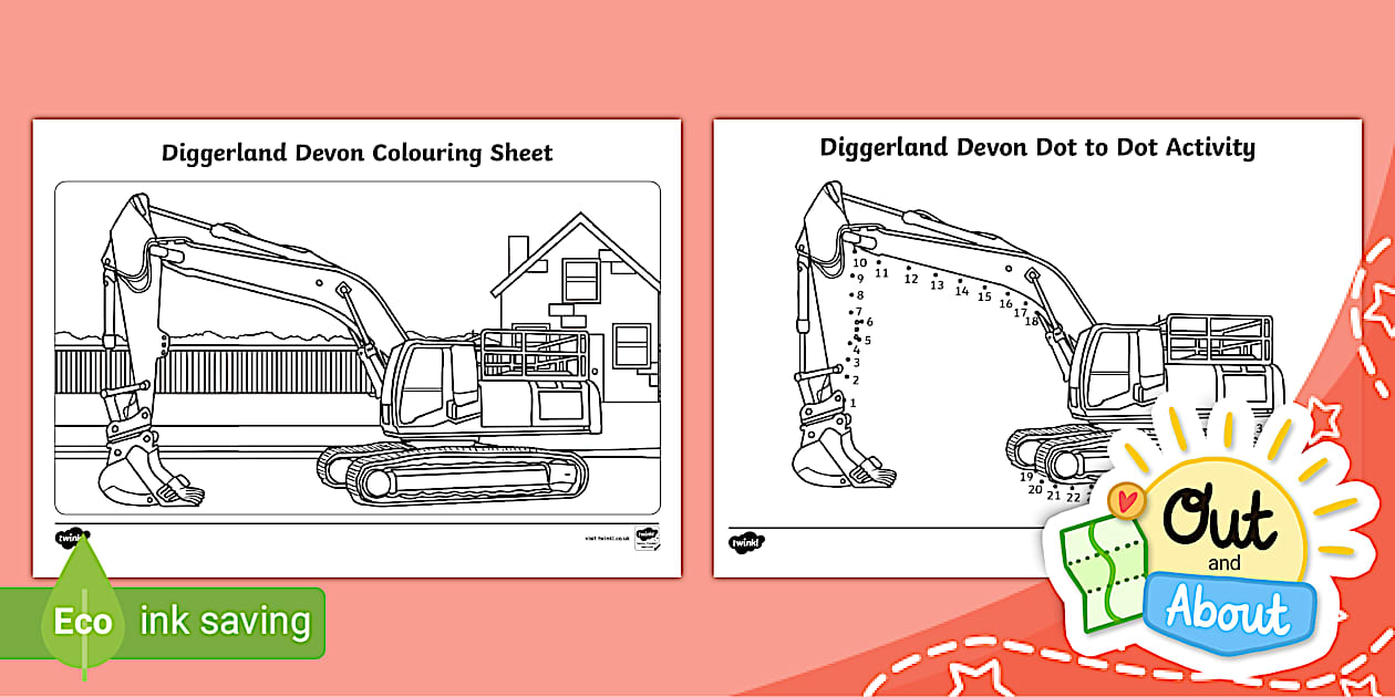 Diggerland Devon Activity Pack (teacher made) - Twinkl