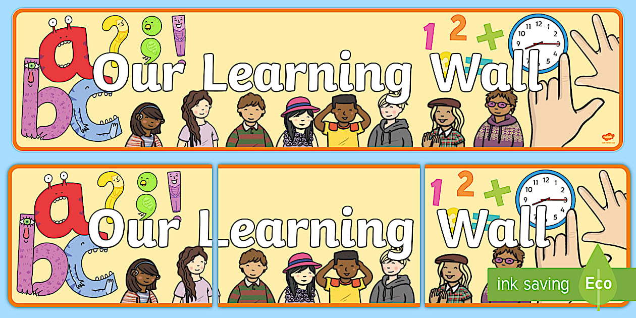 👉 Our Learning Wall | Classroom Display Resources