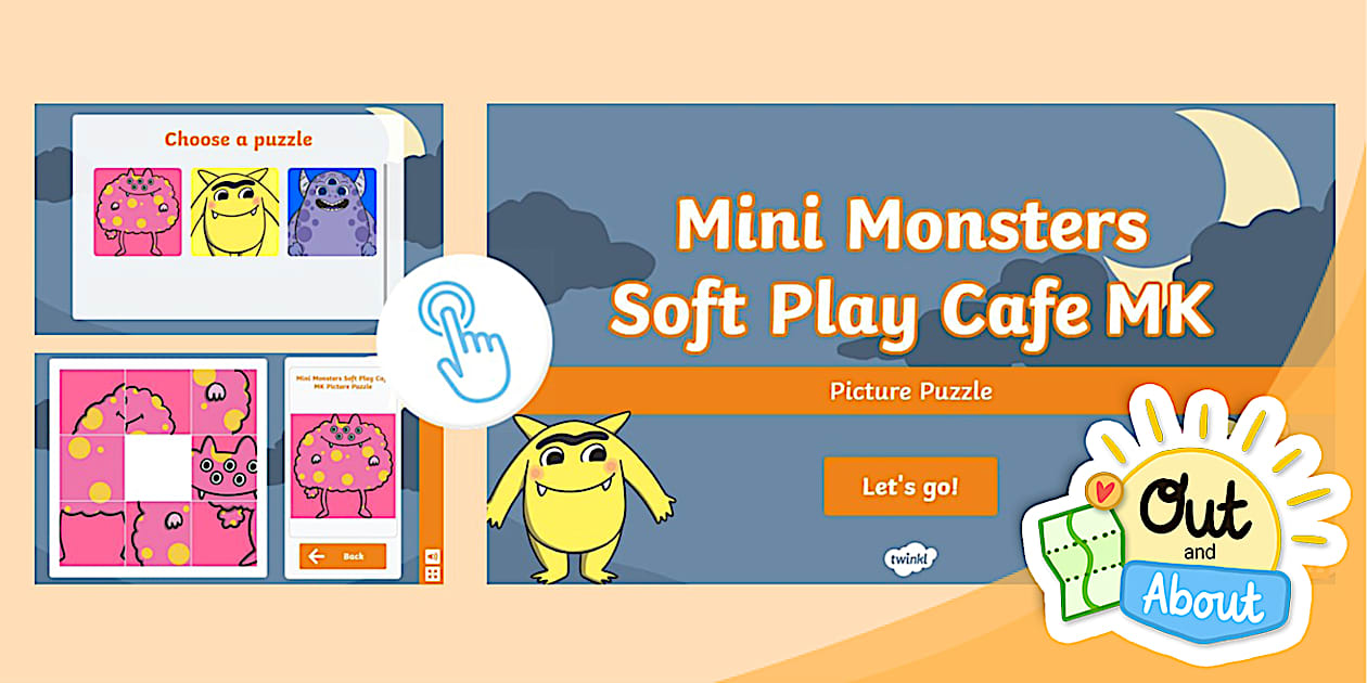 Mini Monsters Soft Play Cafe MK Picture Puzzle - Twinkl