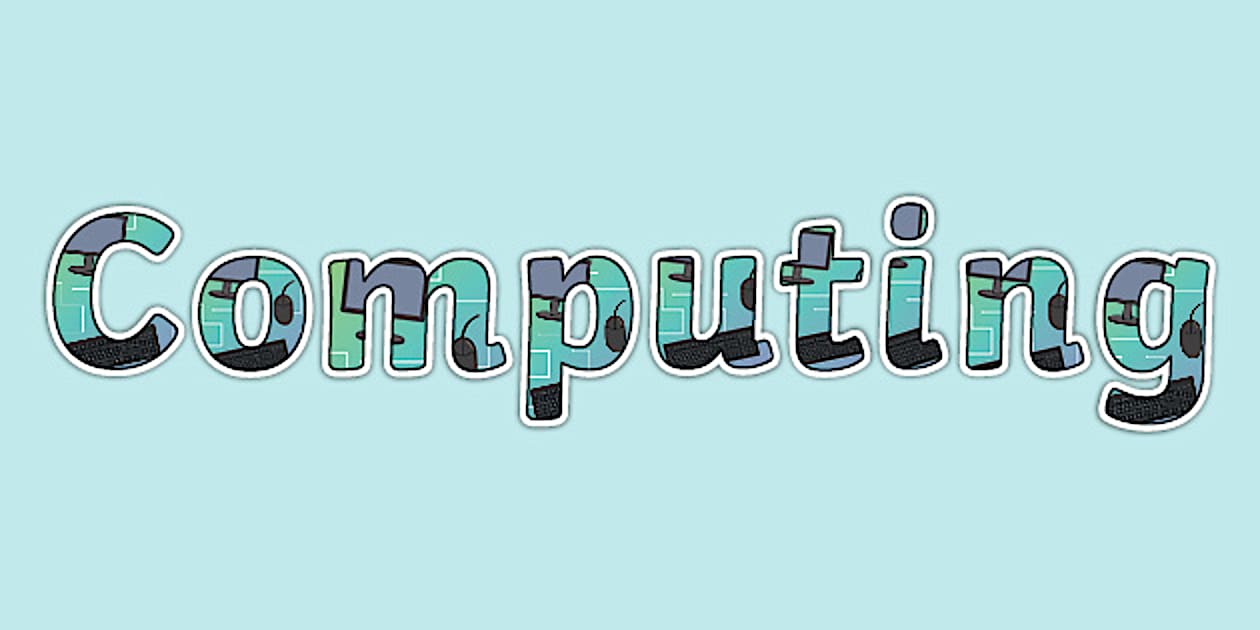 Computing Title Display Lettering - Computing Display Lettering Computing Title Display Lettering - Computing Display Lettering