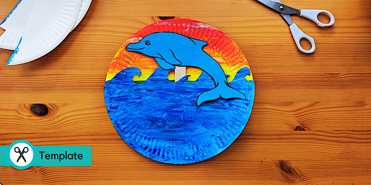 Diving Dolphin | Under The Sea Crafts (teacher made)
