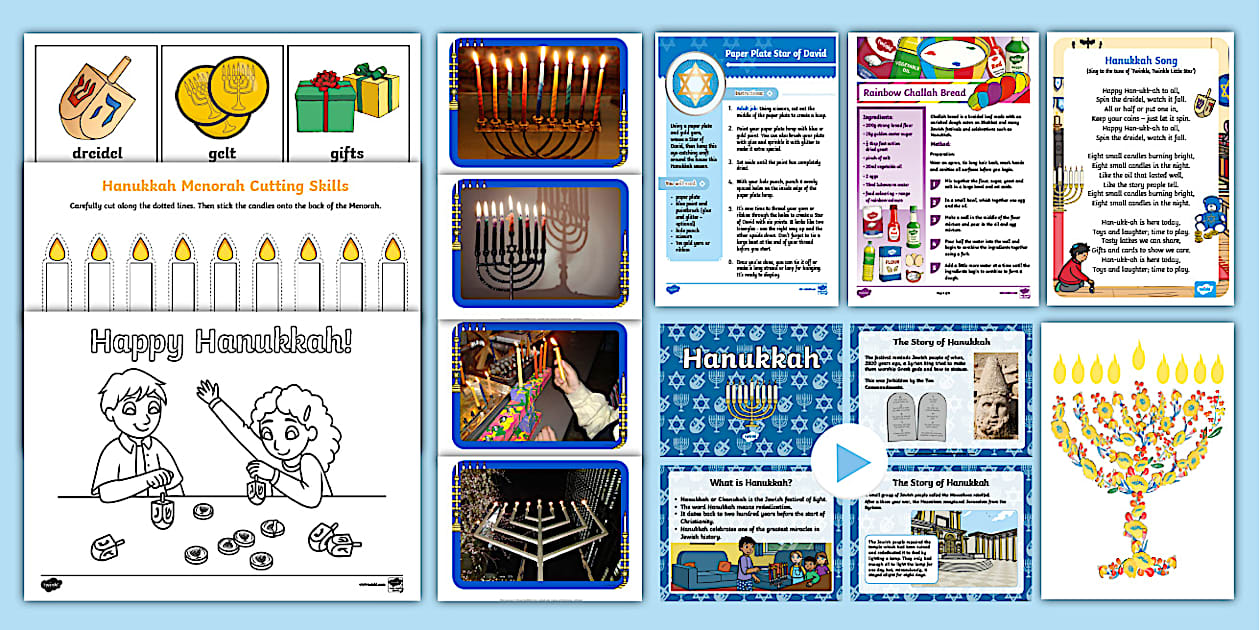 Childminder Hanukkah Resource Pack (teacher made) - Twinkl