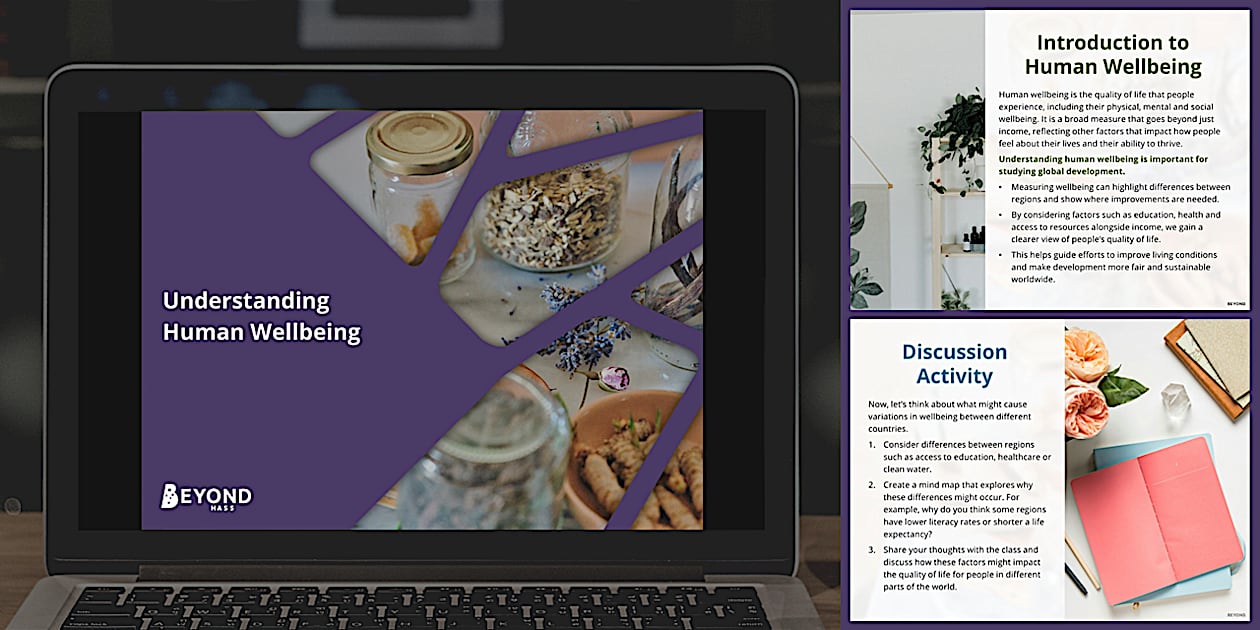 Understanding Human Wellbeing Presentation - Twinkl