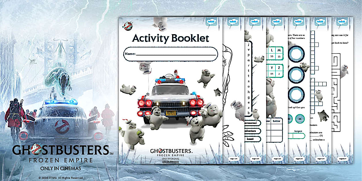 FREE! - Ghostbusters™ Activity Book | Frozen Empire | Sony Pictures