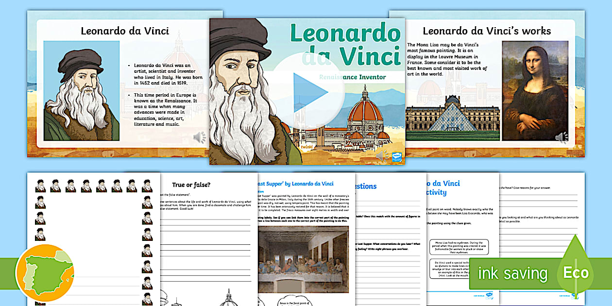 Leonardo da Vinci Lesson Pack (teacher made) - Twinkl