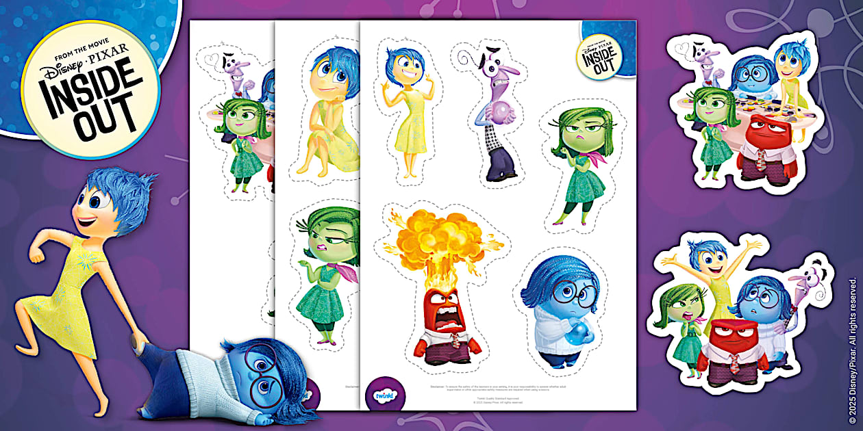 Inside Out: Emotions Display Cut-Outs