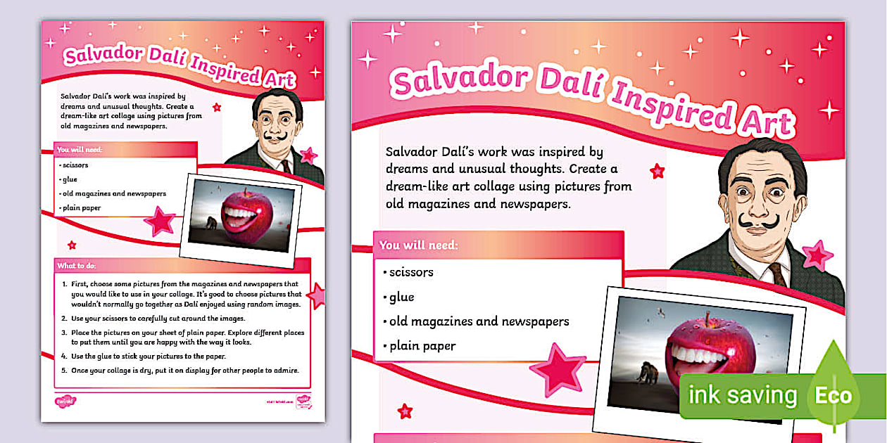 KS1 Salvador Dali Inspired Art Activity - Twinkl