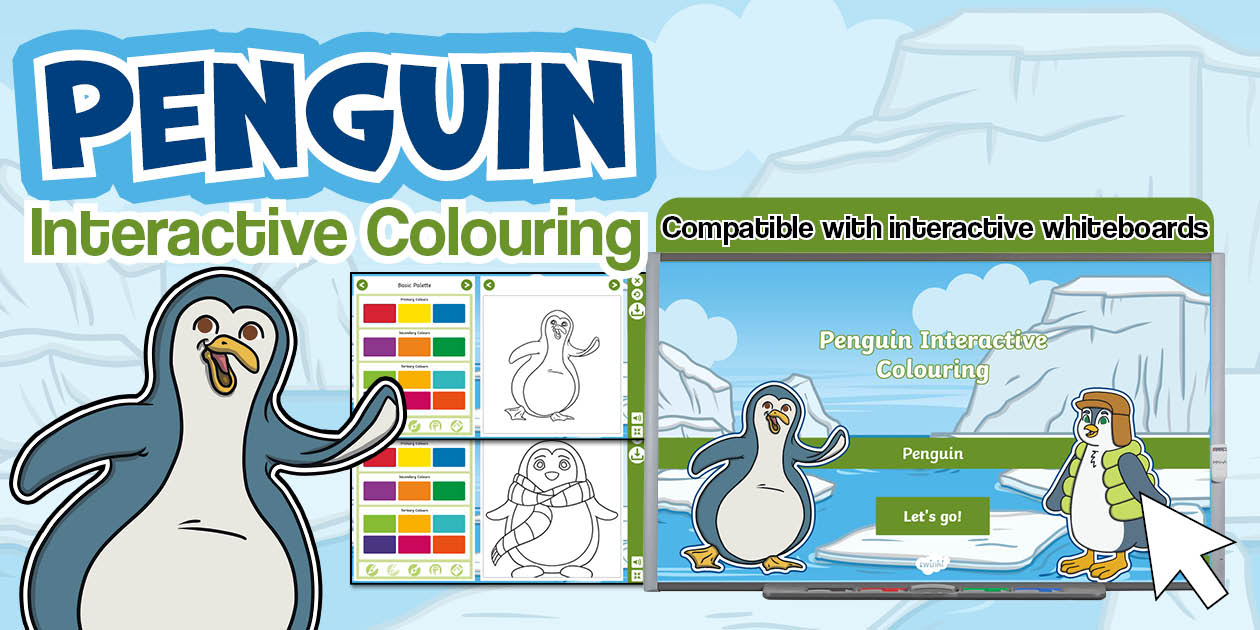Penguin Interactive Colouring