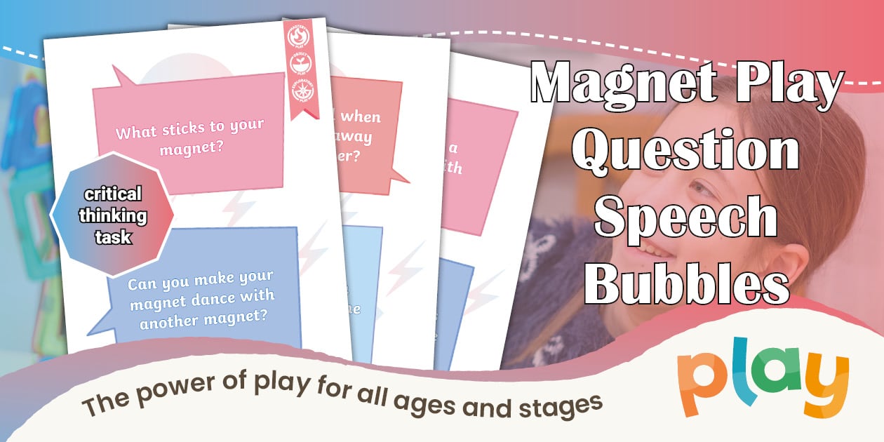 Magnet Play Question Speech Bubbles