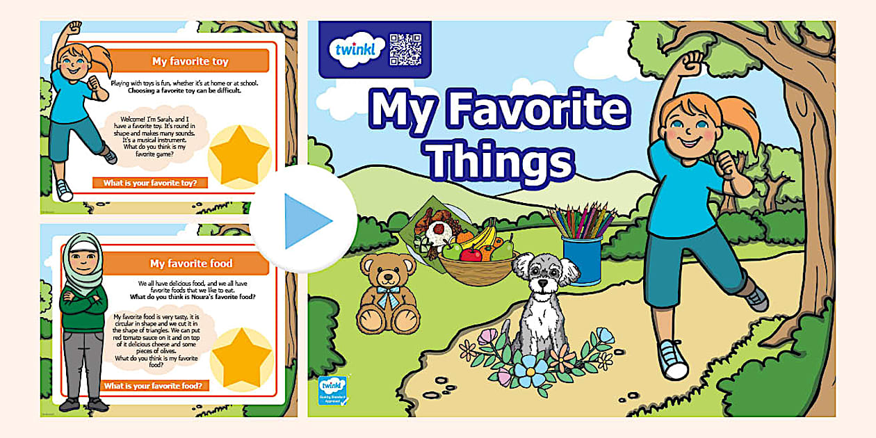 All About Me - My Favorite Things