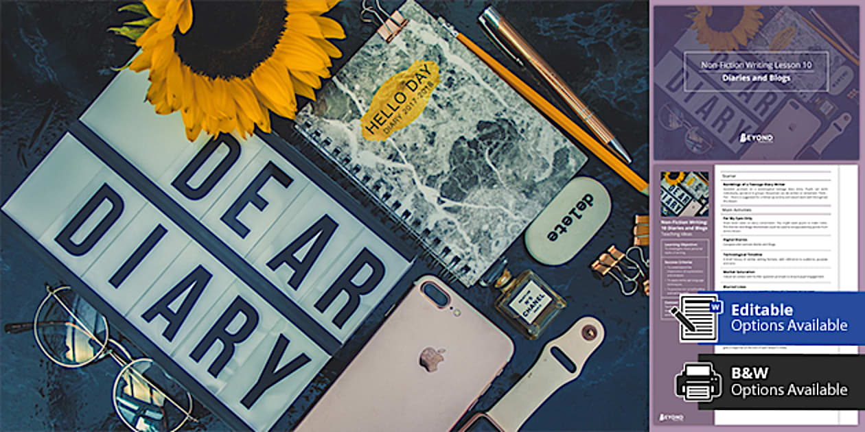 Diary Writing KS3 | Non Fiction Writing Resources | Beyond