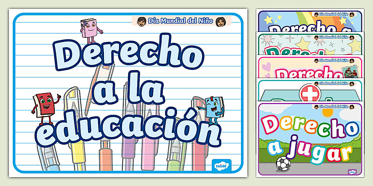 Frases para pancartas sobre los derechos del niño - Twinkl