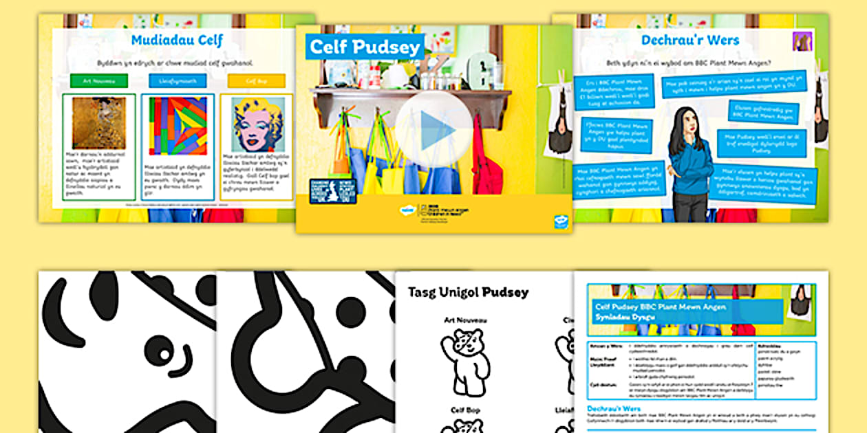 Pecyn Gwers Gelf (teacher made) - Twinkl