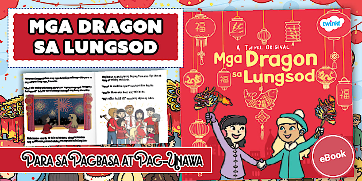Mga Dragon Sa Lungsod e-Book | Grade 1 | Twinkl PH