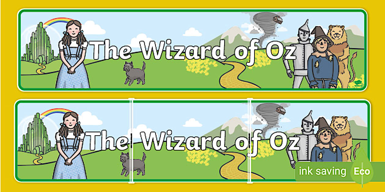 Wizard of Oz Display Banner (teacher made) - Twinkl