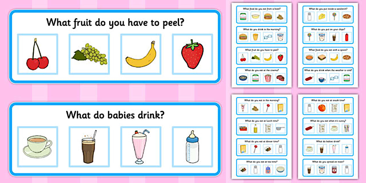 Editable What? Question: Food and Drink - Multiple Choice