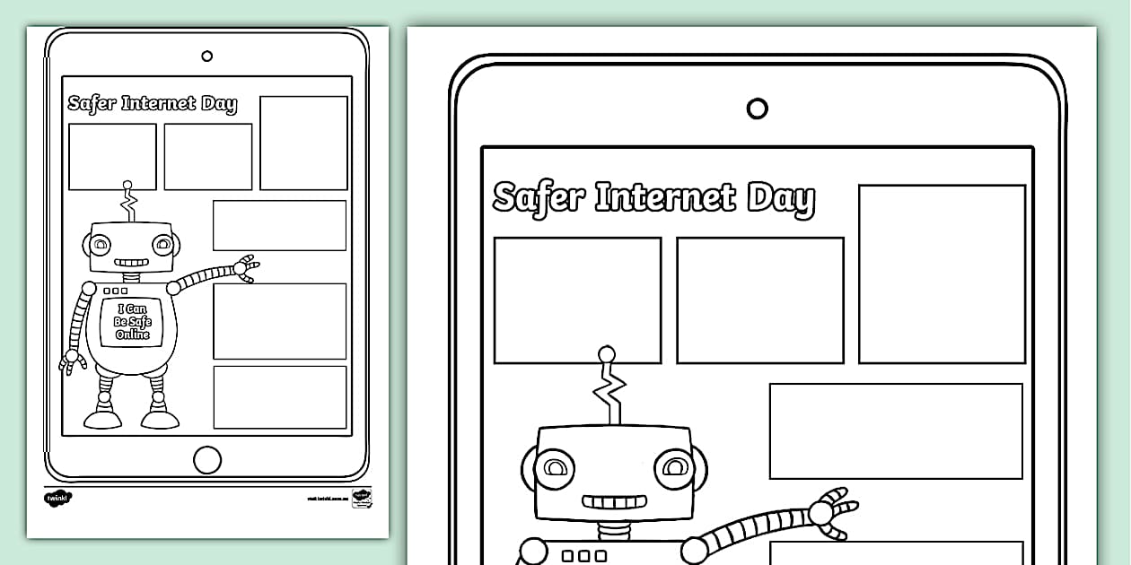 Safer Internet Day I Can Be Safe Online Activity Sheet