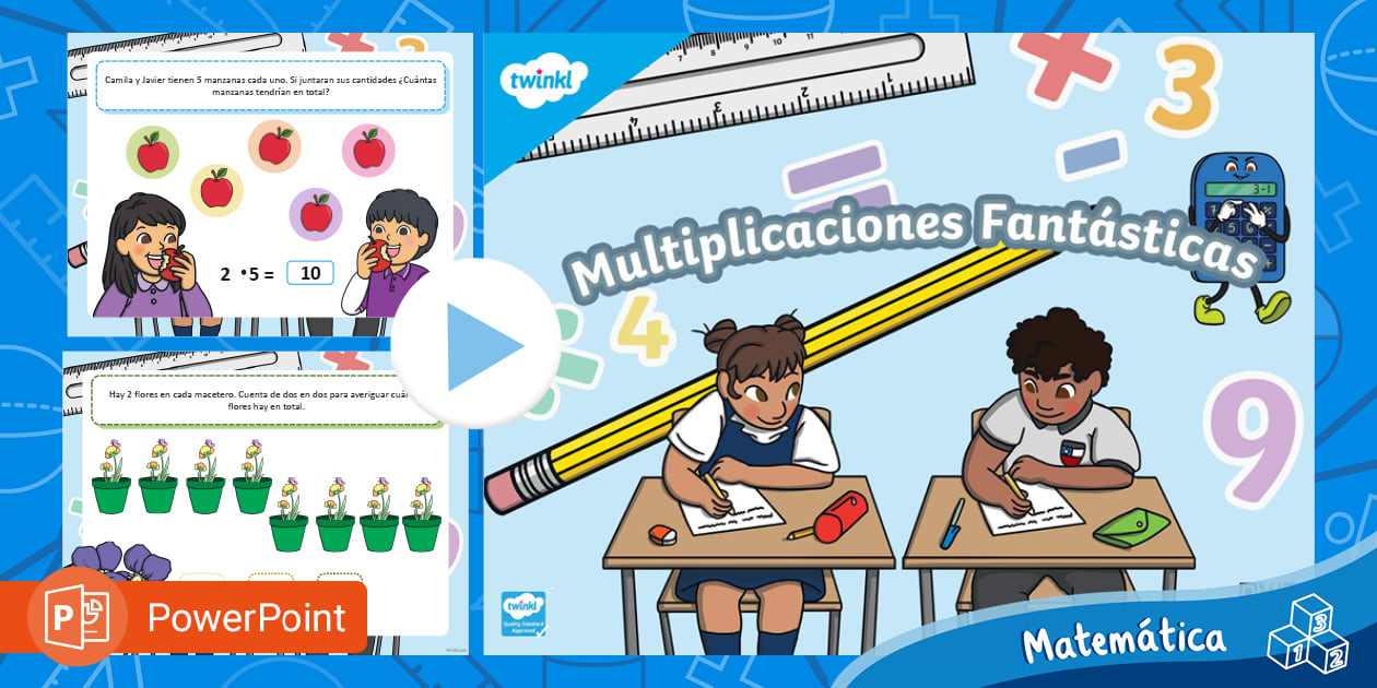 Multiplicaciones | PowerPoint | Contar Grupos | Multiplicar