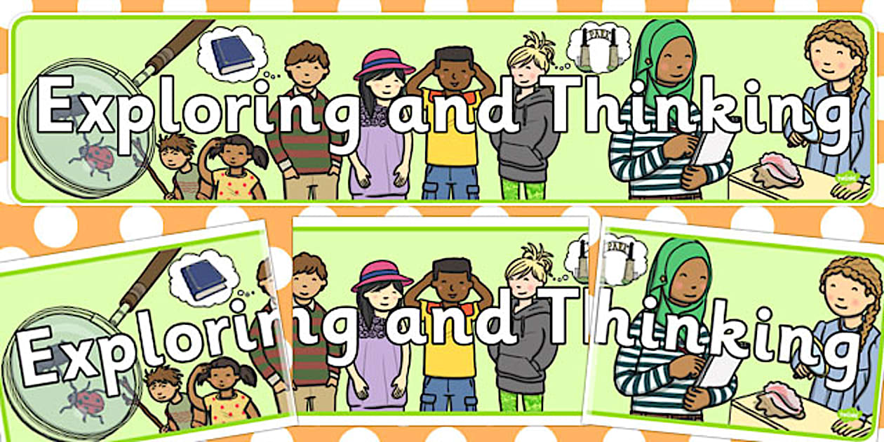 👉 The Early Childhood Curriculum Framework Explore Think Banner