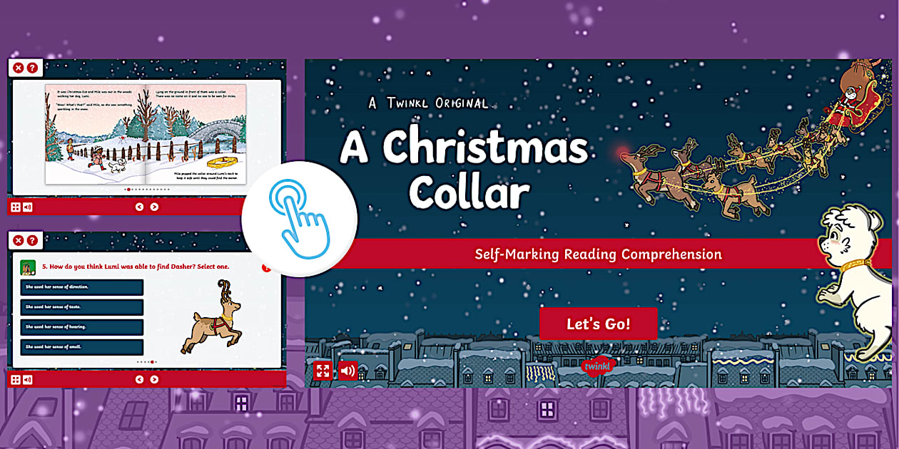 A Christmas Collar Reading Comprehension | Twinkl Go!