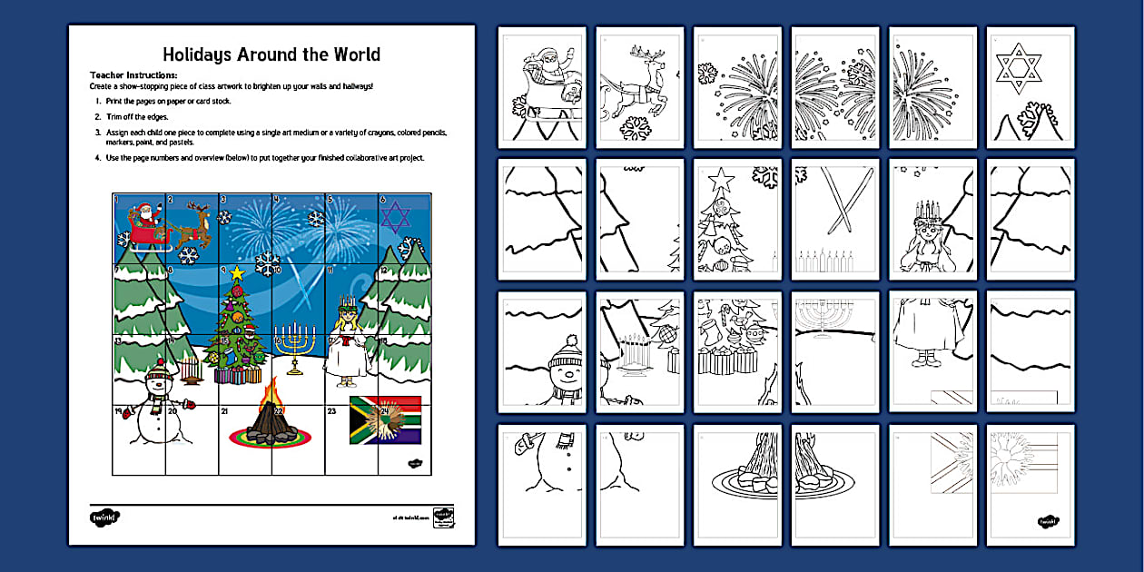 Holidays Around the World Crafts | PreK Resource | Twinkl US