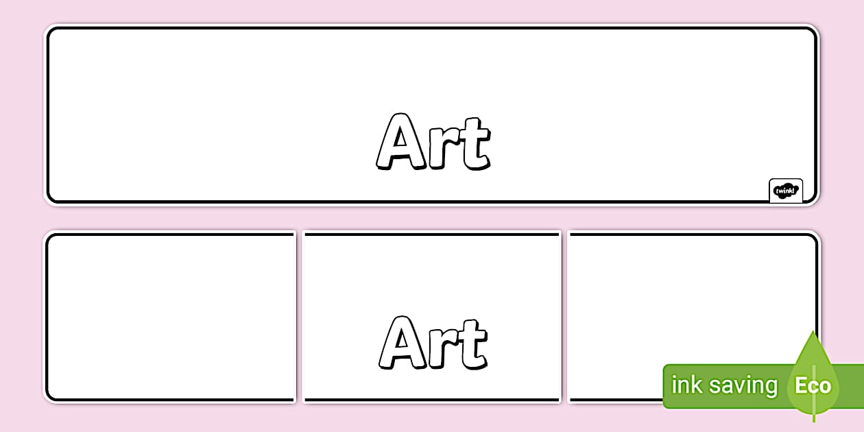 Art Collaborative Drawing Display Banner (Teacher-Made)
