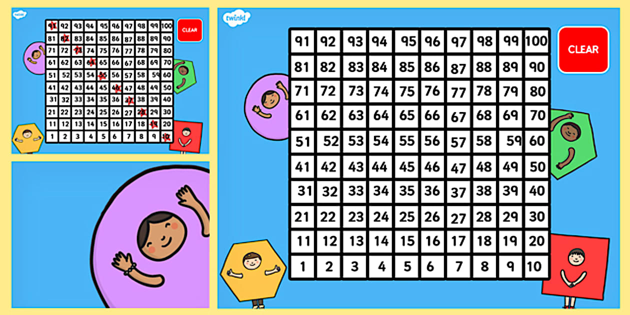 Reversed 100 Square PowerPoint - Twinkl